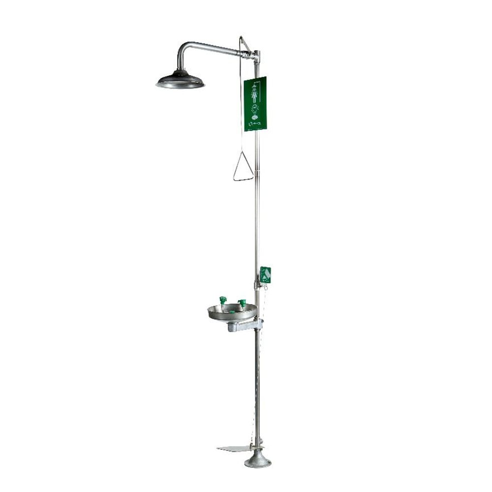 Chuveiro Lava-olhos Com Duplo Acionamento Em Aço Inox 304 Haws Avlis ...