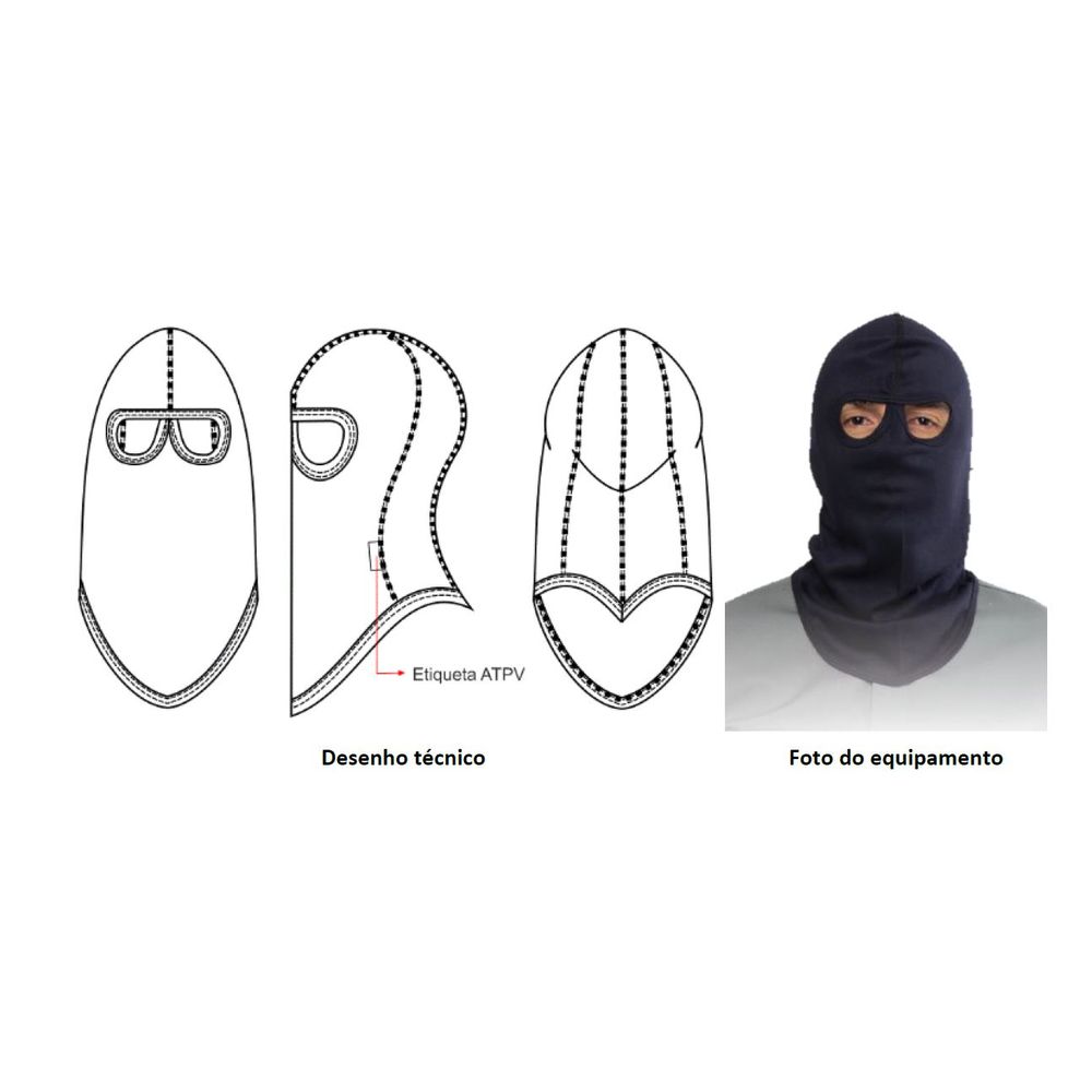 Capuz Arco Eletrico Cat 2 2 Aberturas Ideal - Net Suprimentos