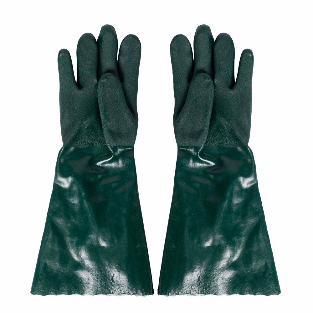 Luva Pvc Forrada Aspera 45cm Danny Petronit Verde Xg// - Net Suprimentos