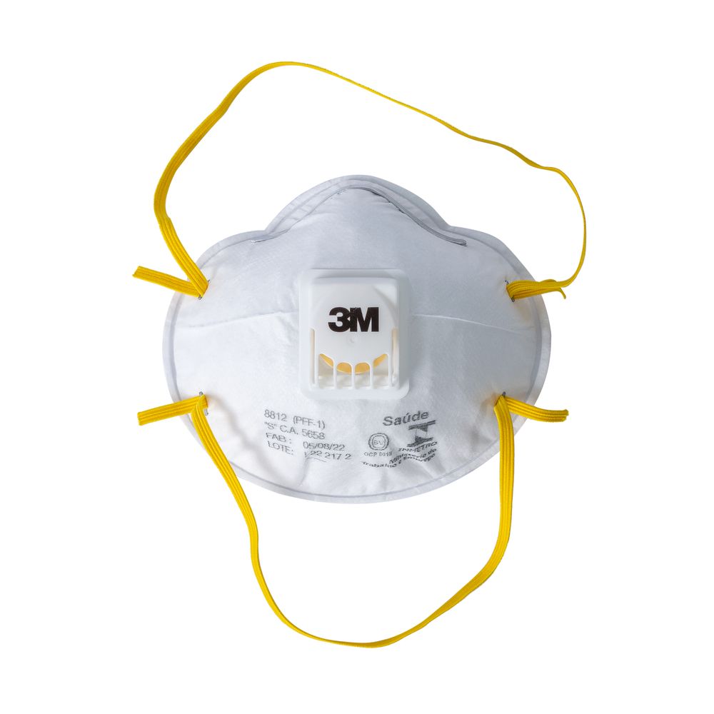 Respirador Descartavel Pff1 Com Valvula Concha 3m 8812 - Net Suprimentos