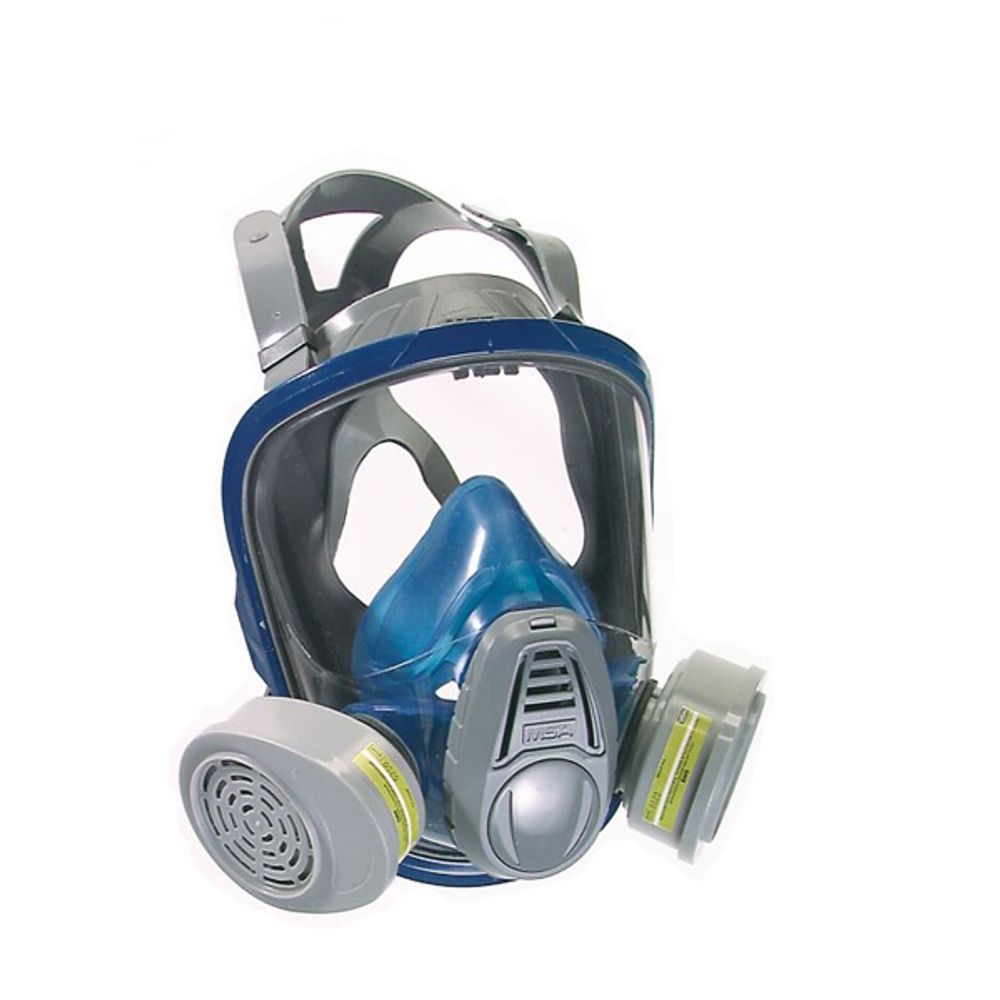Respirador Facial Silicone Para 2 Cartuchos Msa Advantage 3000 Twin M ...