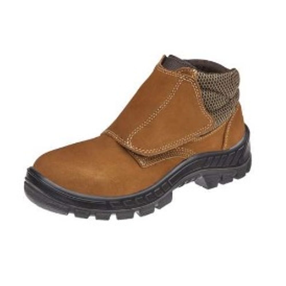 Botina Velcro Sem Bico Bid Nobuck Marluvas Marrom Castor 43// - Net ...